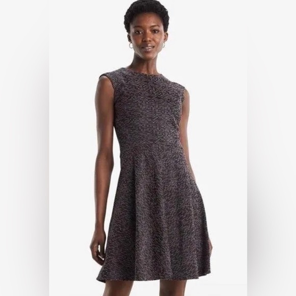 MM Lafleur | Dresses | Mmlafleur Toi Dress Dash Jacquard Purple Swing ...